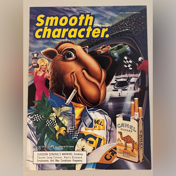 Art | Camel 1989 Magazine Advertisement | Poshmark